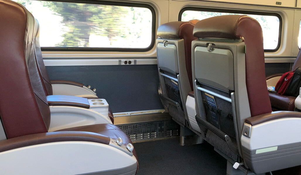 Seating - Rider Guide - Amtrak Cascades